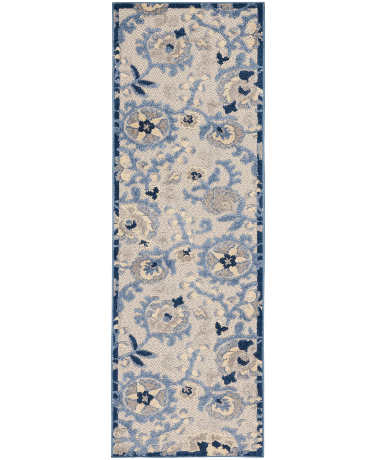 Click here for Nourison Home Aloha ALH17 23 x 8 Runner Rug - Blue... prices