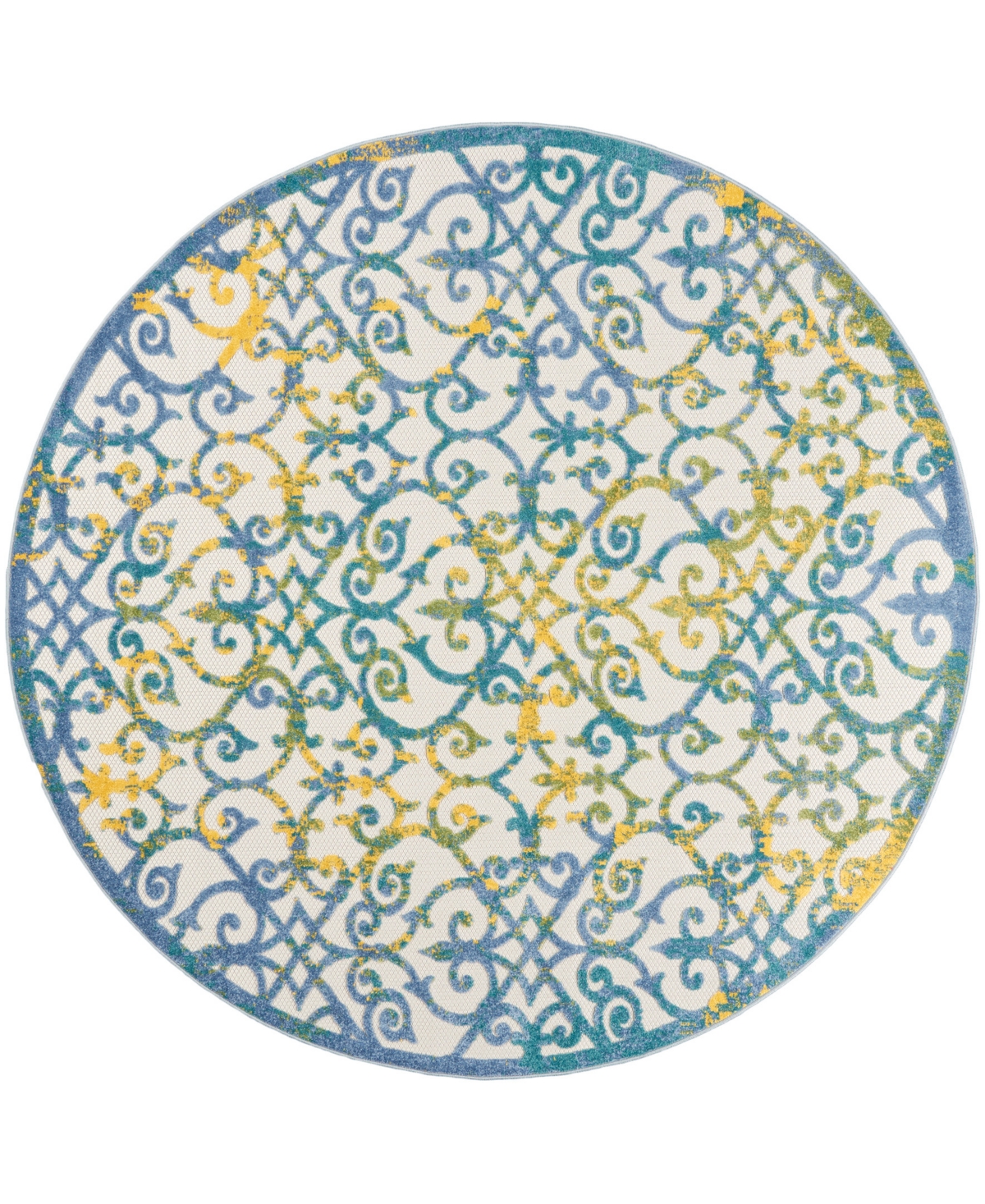 Click here for Nourison Home Aloha ALH21 710 x 710 Round Outdoor... prices