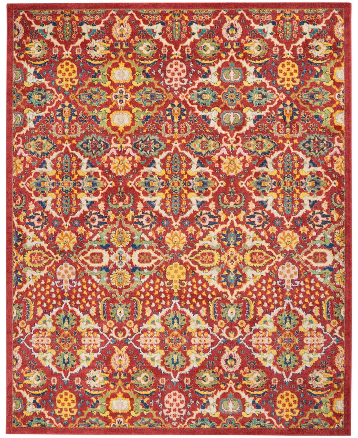 Click here for Nourison Home Allur ALR03 710 x 910 Area Rug - Red... prices