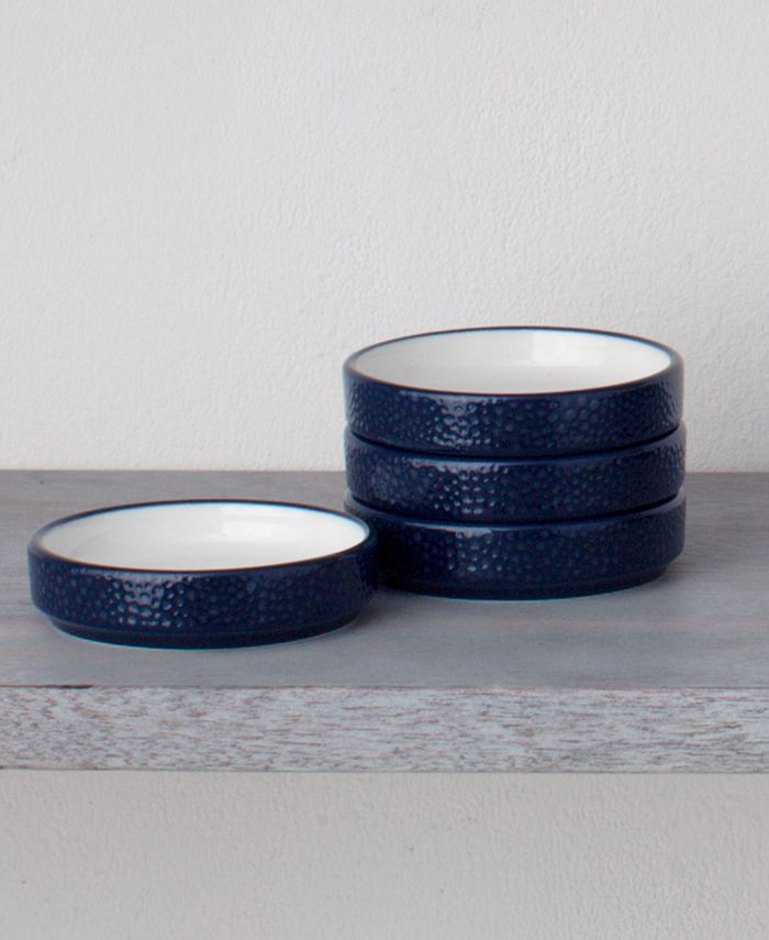 Noritake Colortex Stone Stax Mini Plates, Set of 4 - Macy's