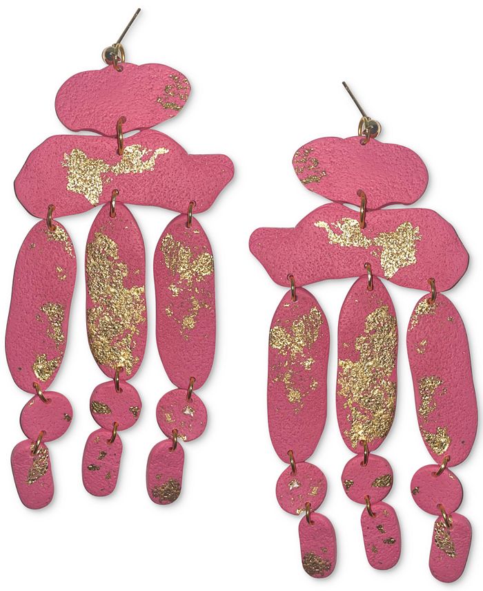 Swanky Designs Swanky Design Color Sculptural Statement Earrings - Macy's