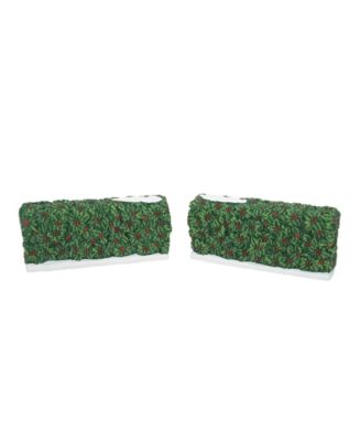 Holiday Holly Hedges, Set of 2 - Macy's