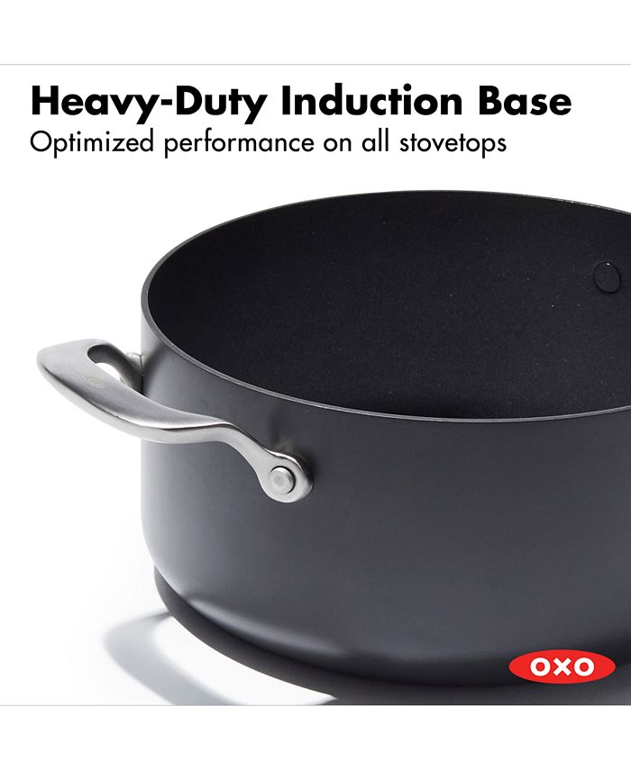 OXO Professional HA Ceramic Nonstick 5-Qt. Stock Pot & Lid - Macy's