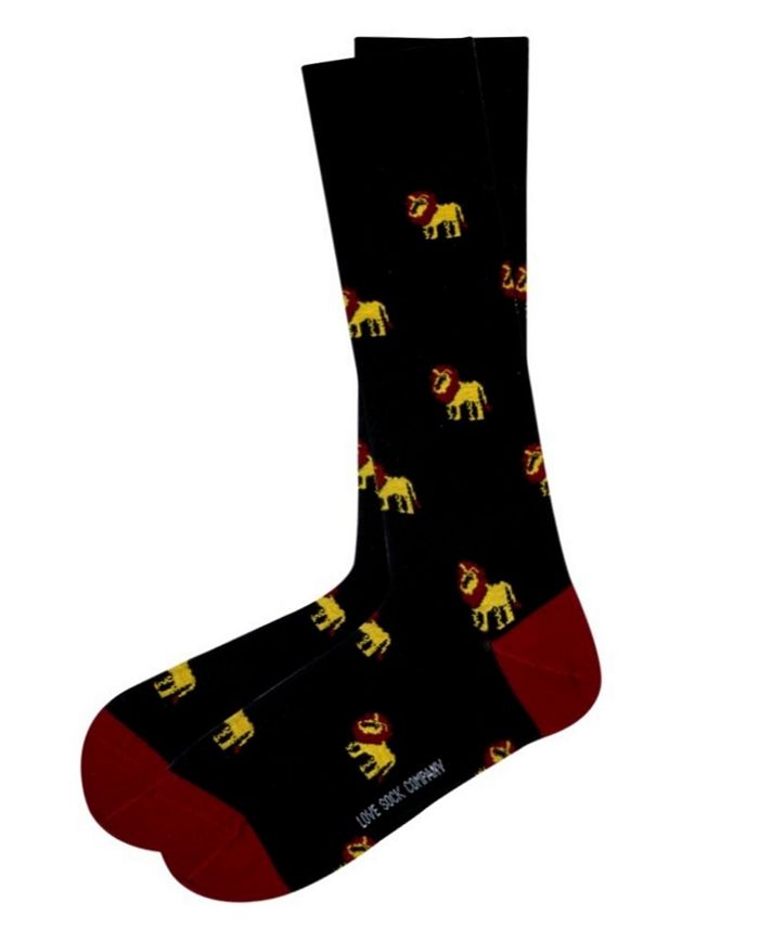 Love Sock Company Men's Lions Dress Socks - Macy's