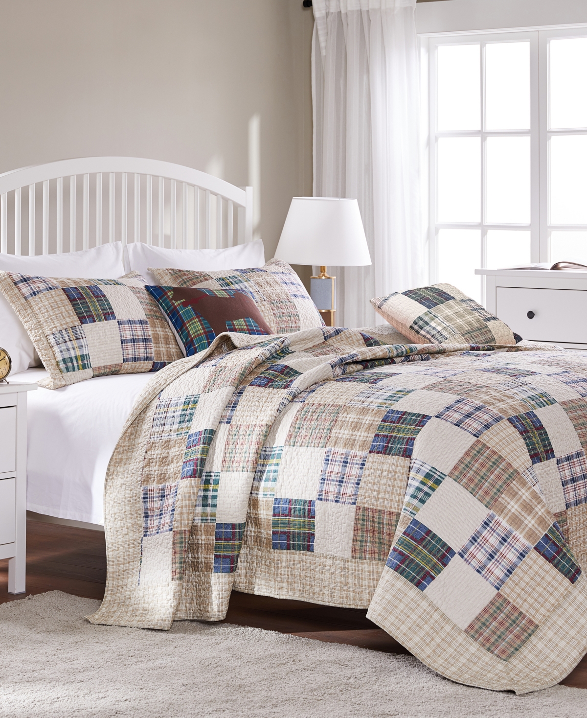 Click here for Greenland Home Fashions Oxford 3-Pc. Quilt Set  Ki... prices