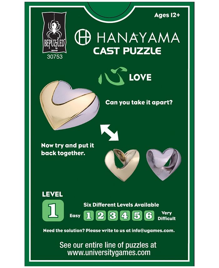 BePuzzled Hanayama Level 1 Cast Puzzle - Love Set - Macy's