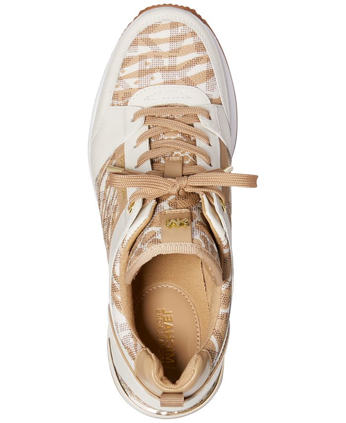 Michael Kors Women's George Trainer Lace-Up Sneakers - Macy's