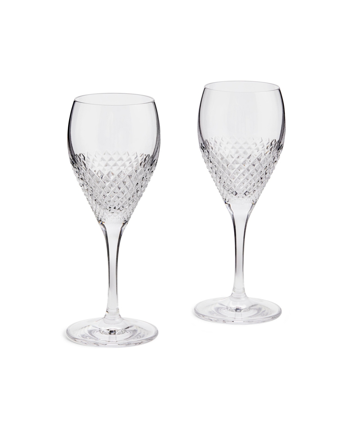 Click here for Vera Wang Wedgwood Diamond Mosaic Wine Glass  Set... prices