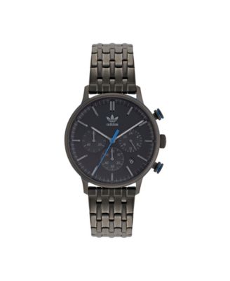 adidas Unisex Chrono Code One Chrono Gunmetal Gray Stainless Steel ...