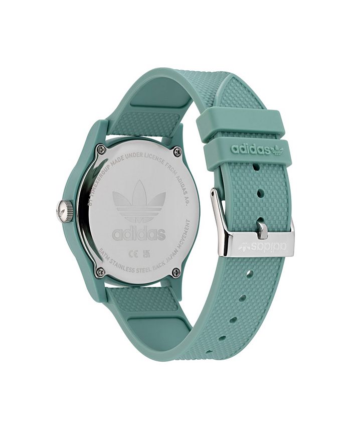 adidas Unisex Solar Project One Green Resin Strap Watch 39mm - Macy's