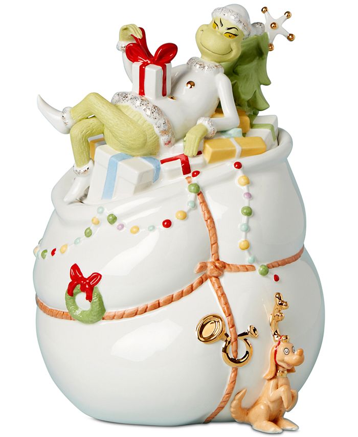 Lenox Merry Grinchmas Cookie Jar - Macy's