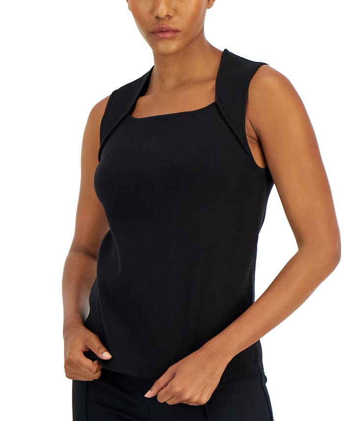 Anne Klein Women's Envelope-Shoulder Tank Top & Reviews - Tops - Women ...