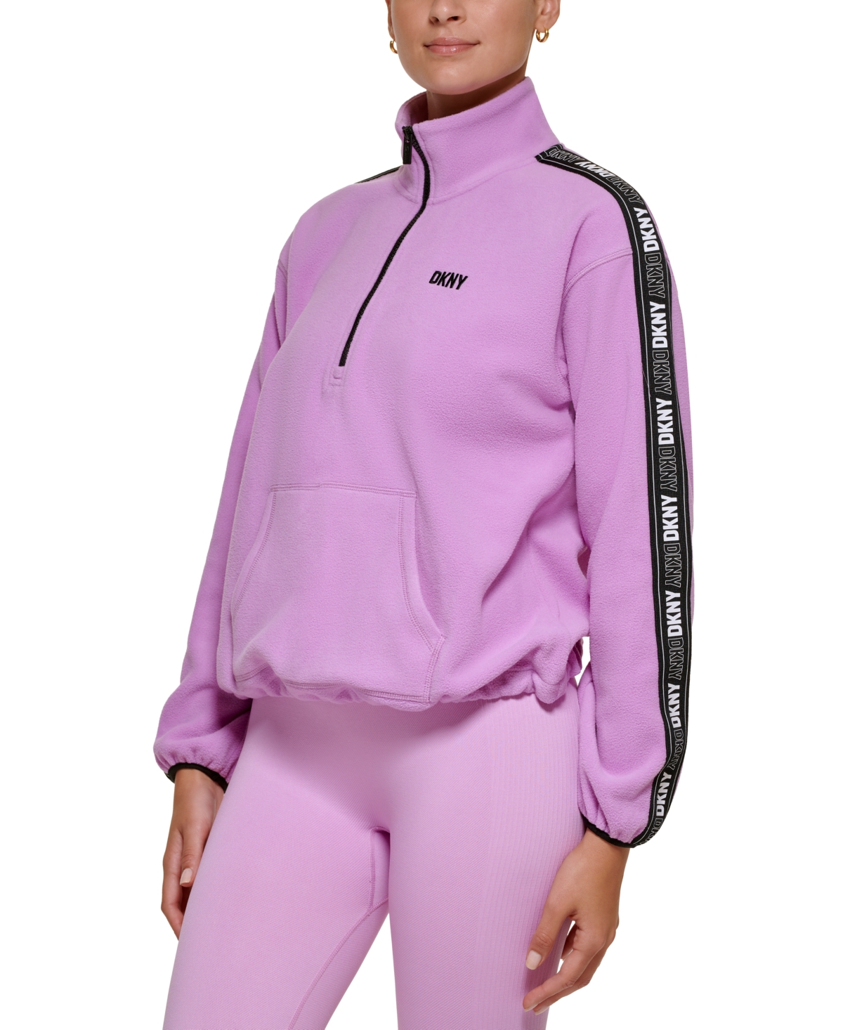 Click here for Dkny Sport Womens Fleece Pullover Jacket - Tulle prices