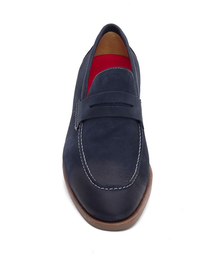 Sandro Moscoloni Men's Moccasin Toe Penny Strap Slip-on Shoes - Macy's