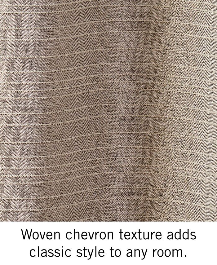 Nautica Robin Thermal Woven Room Darkening Back Tab Window Curtain ...