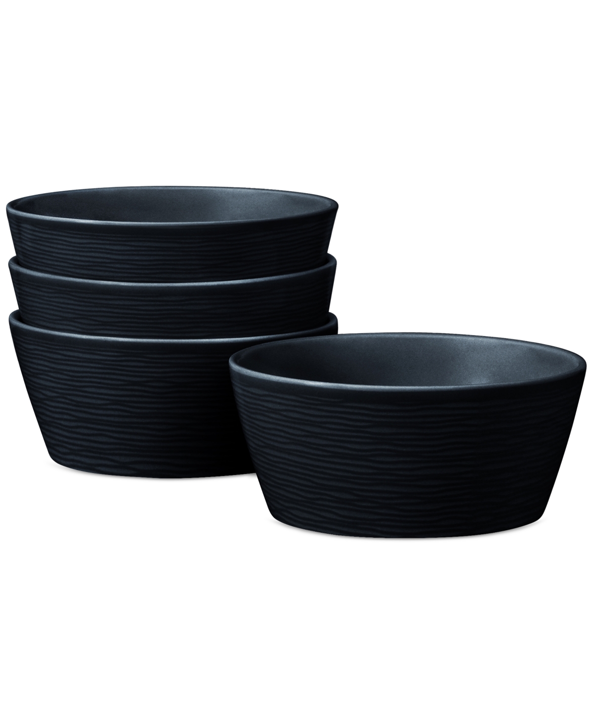 Click here for Noritake Swirl Fruit Bowls  Set of 4 - Black prices