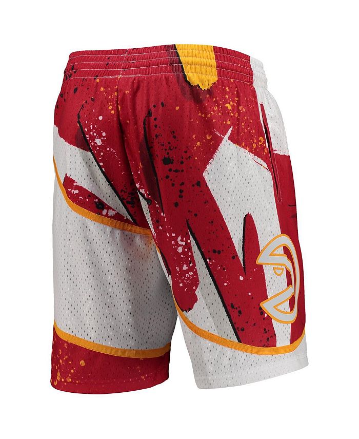 Mitchell & Ness Men's White Atlanta Hawks Hardwood Classics 1986 Hyper ...