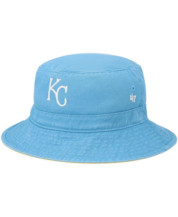 '47 Brand Men's '47 Light Blue Kansas City Royals Ballpark Bucket Hat ...
