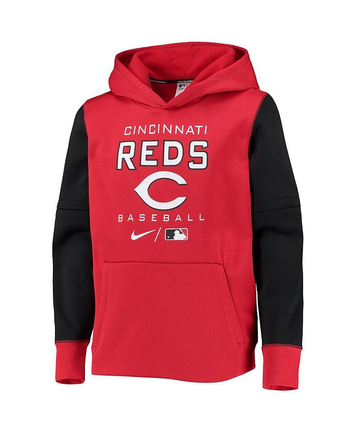 Nike Big Boys Red, Black Cincinnati Reds Authentic Collection ...