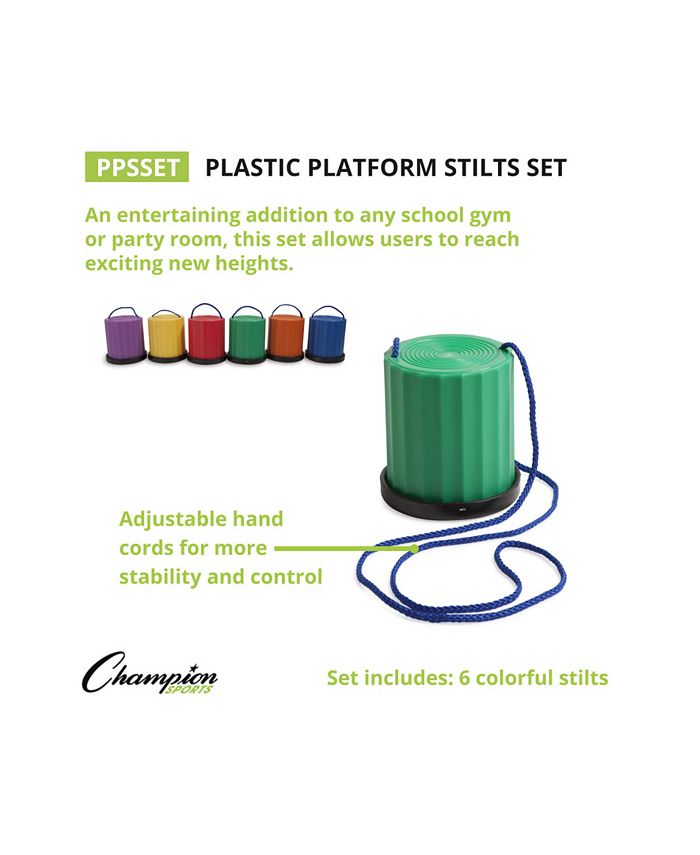 Champion Sports Platform Stilts, Set of 12 - Macy's