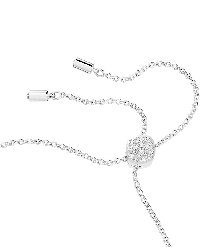 Swarovski Silver-Tone Lilia Butterfly Bracelet - Macy's