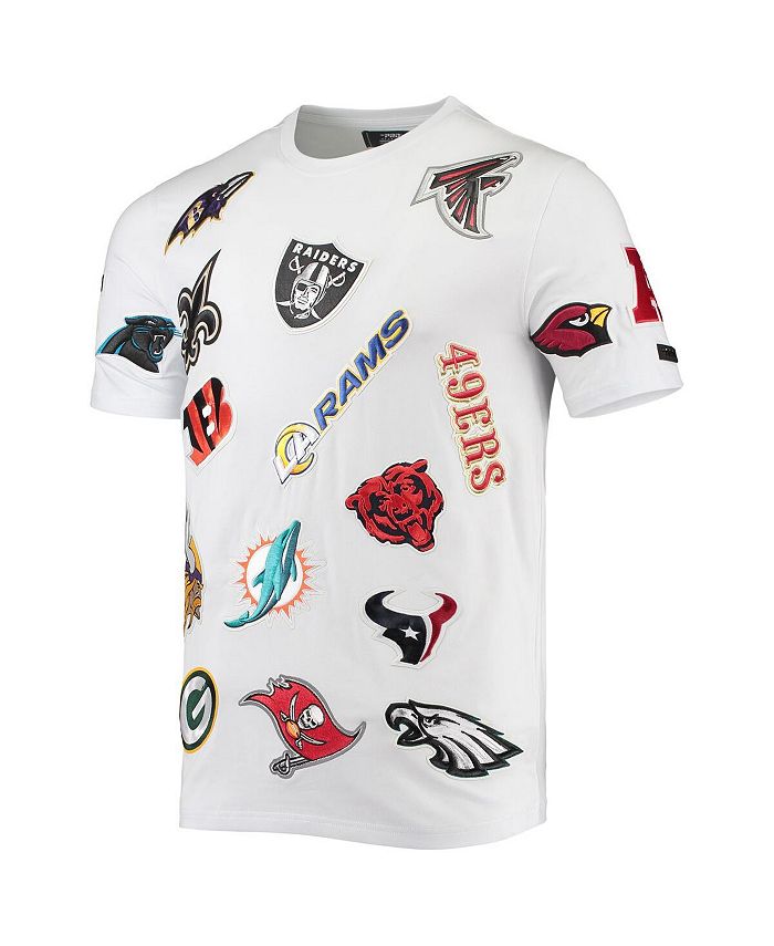 Pro Standard Men's White Nfl League Wordmark T-shirt - Macy's