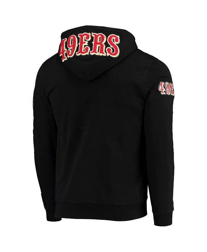 Pro Standard Men's Black San Francisco 49Ers 4-Hit Full-Zip Hoodie - Macy's