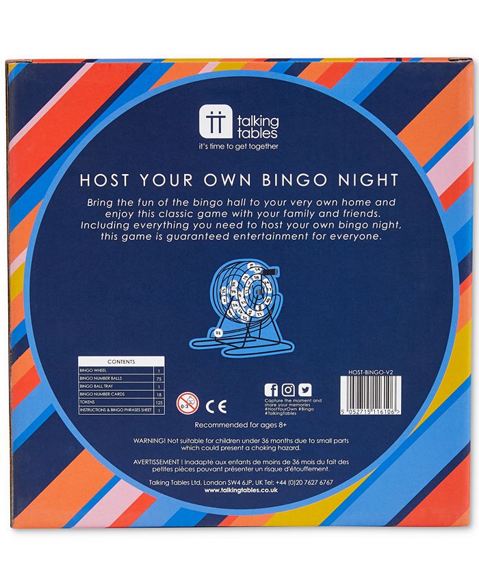 Talking Tables Host Your Own Bingo Night Game Set - Macy's