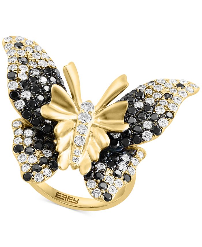 EFFY Collection EFFY® Black Diamond (1-1/3 ct. t.w.) & White Diamond (1 ...