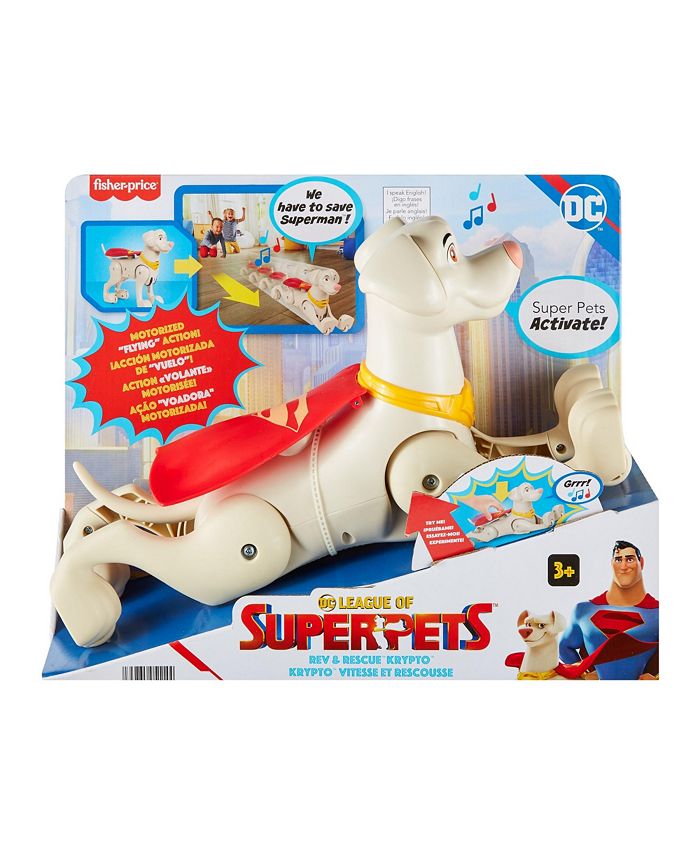 Imaginext Fisher-Price DC League of Super-Pets Krypto Toy with Sounds ...