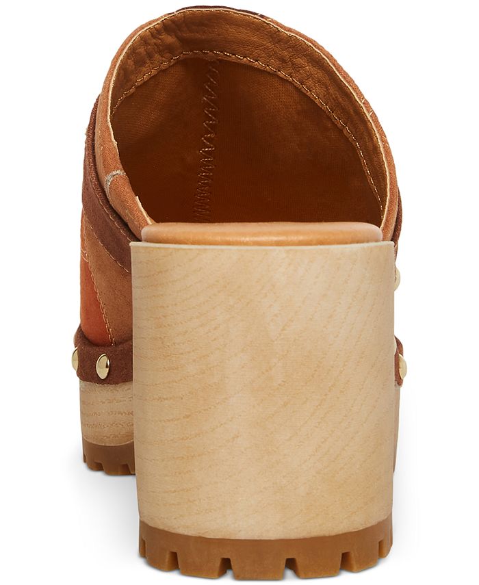Madden Girl Women's Singrid Patchwork Platform Clogs - Macy's