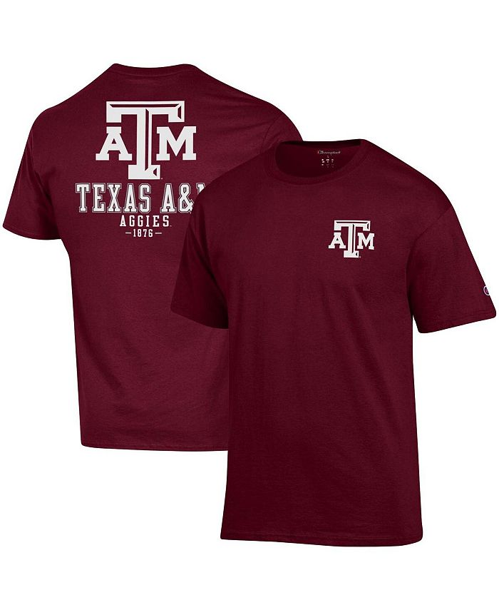 Champion Men's Maroon Texas A&M Aggies Stack 2-Hit T-shirt - Macy's