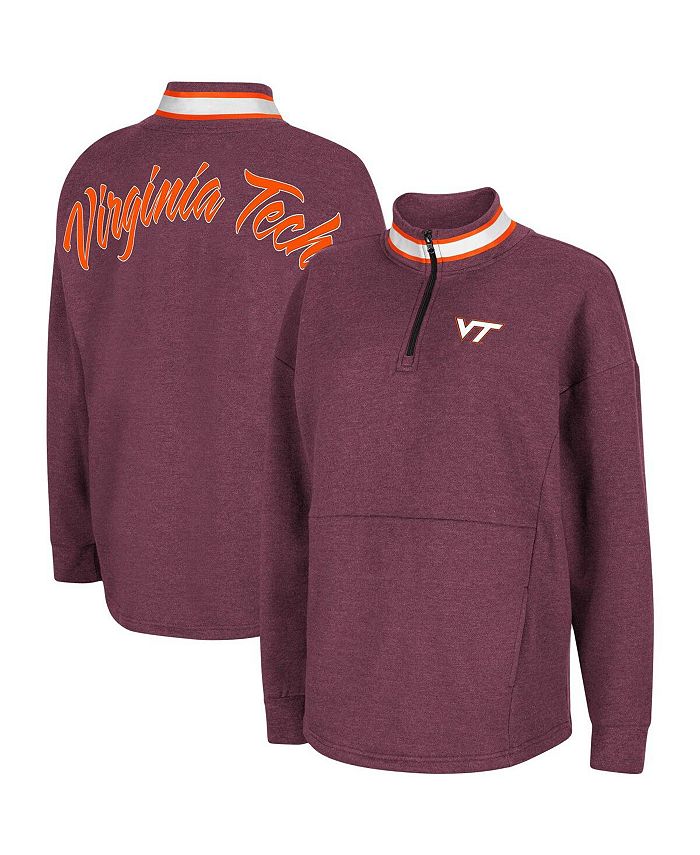 Colosseum Women's Heathered Maroon Virginia Tech Hokies Alice 2-Hit ...