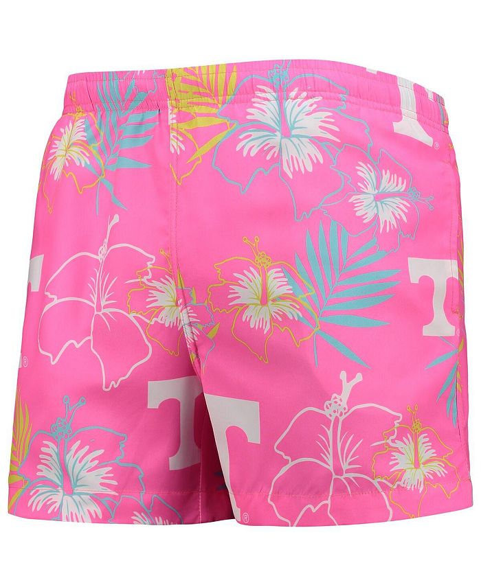 FOCO Men's Pink Tennessee Volunteers Neon Floral Swim Trunks - Macy's