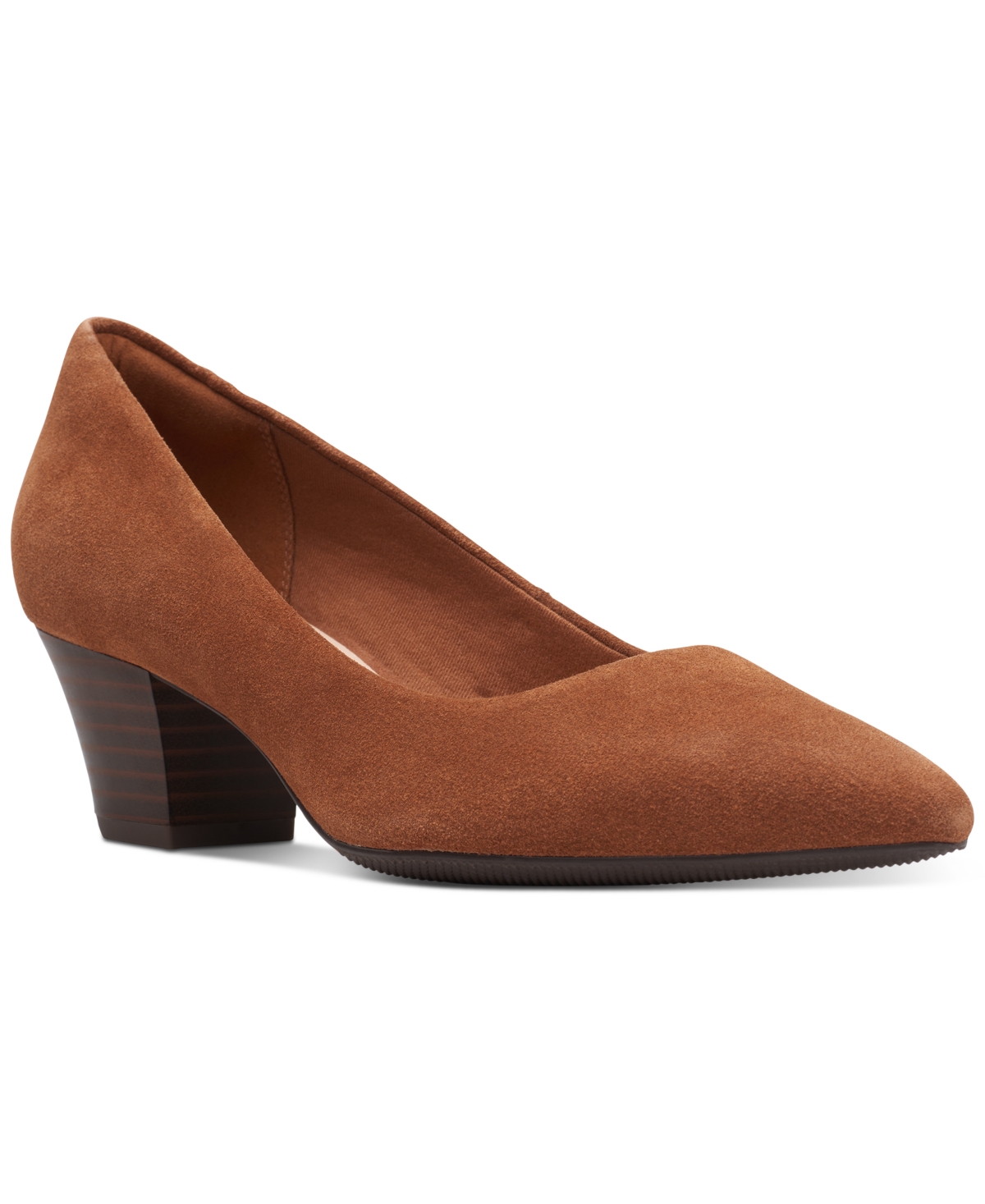 Click here for Clarks Womens Teresa Step Block-Heel Comfort Pumps... prices