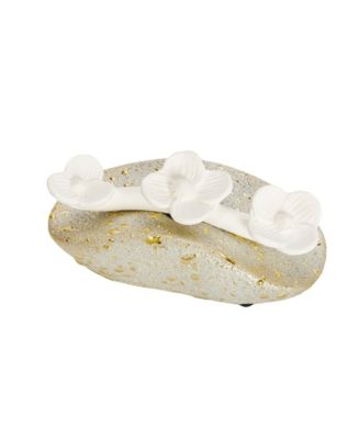 Embossed Diffuser with Three White Flowers - Macy's
