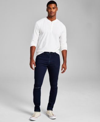 And Now This Men's Pearson Skinny-Fit Stretch Destroyed Jeans - Macy's