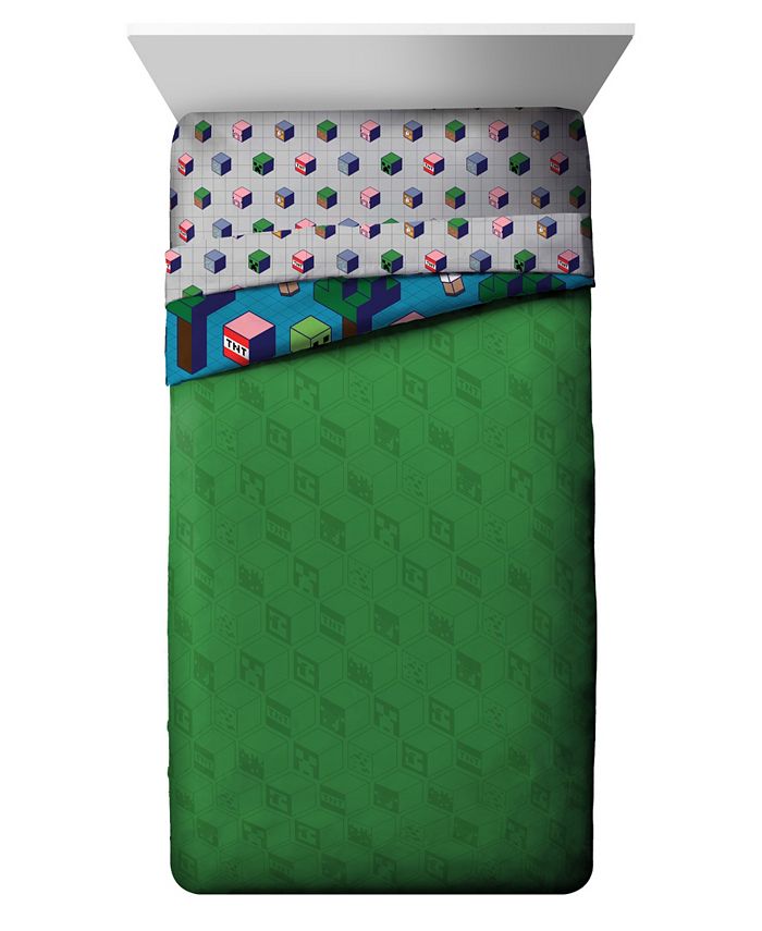 Minecraft ISO 5 Piece Animals Bed Set, Full - Macy's