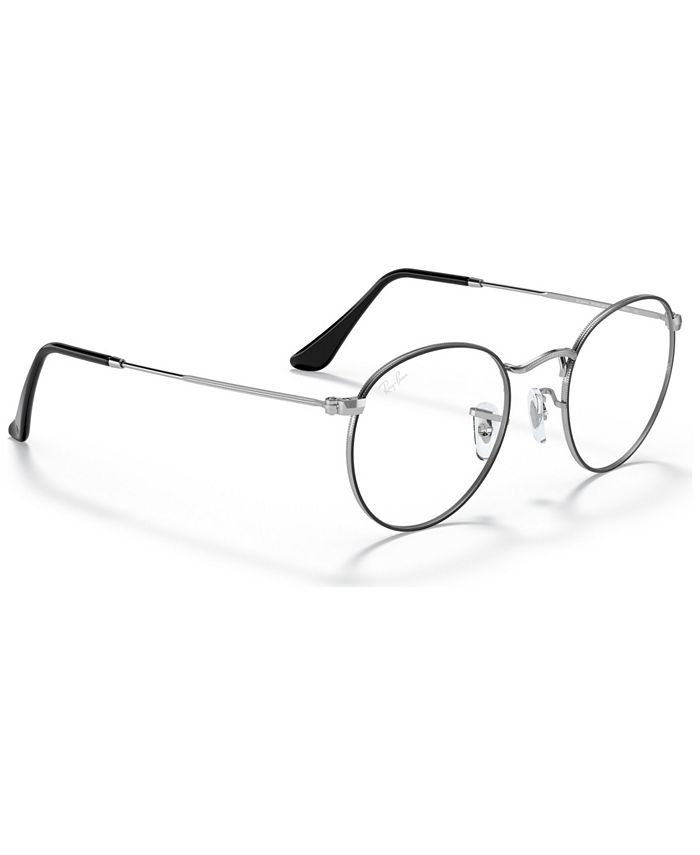 Ray-Ban RB3447V Round Metal Unisex Round Eyeglasses - Macy's