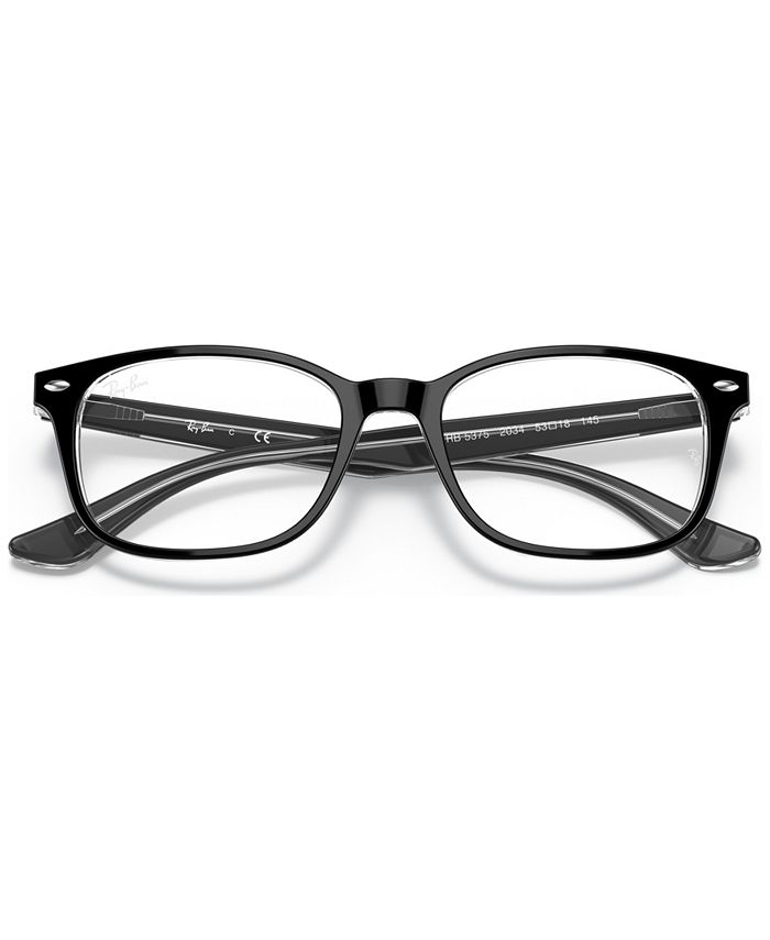 Ray-Ban RX5375 Unisex Square Eyeglasses - Macy's