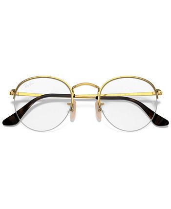 Ray-Ban RX3947V ROUND GAZE Unisex Round Eyeglasses - Macy's