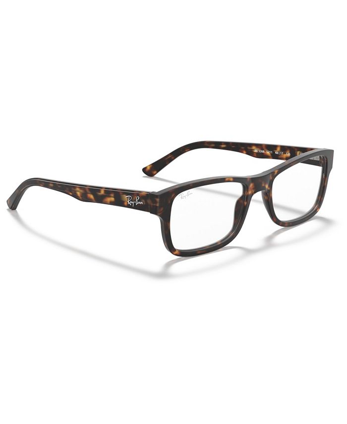 Ray-Ban RX5268 Unisex Rectangle Eyeglasses - Macy's