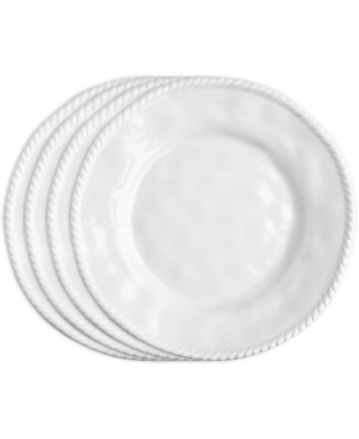 Q Squared Melamine Nautical 9" Salad Plates, Set of 4 - Macy's