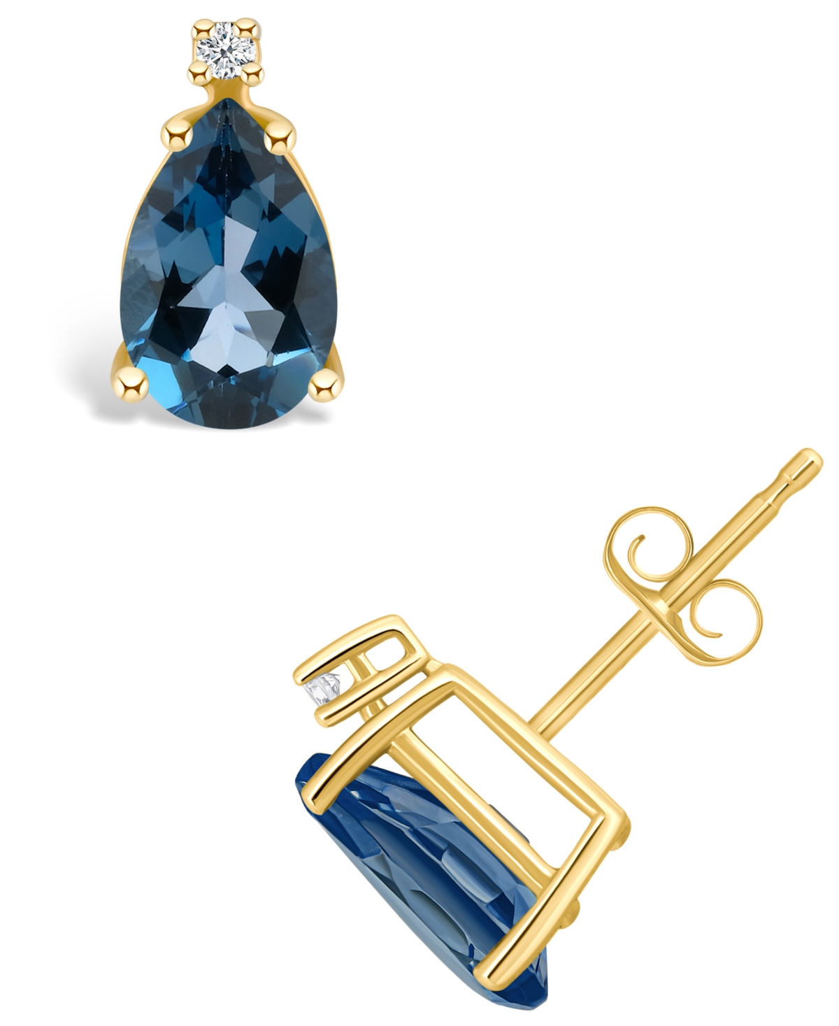 Click here for London Blue Topaz (2-1/10 ct. t.w.) and Diamond Ac... prices