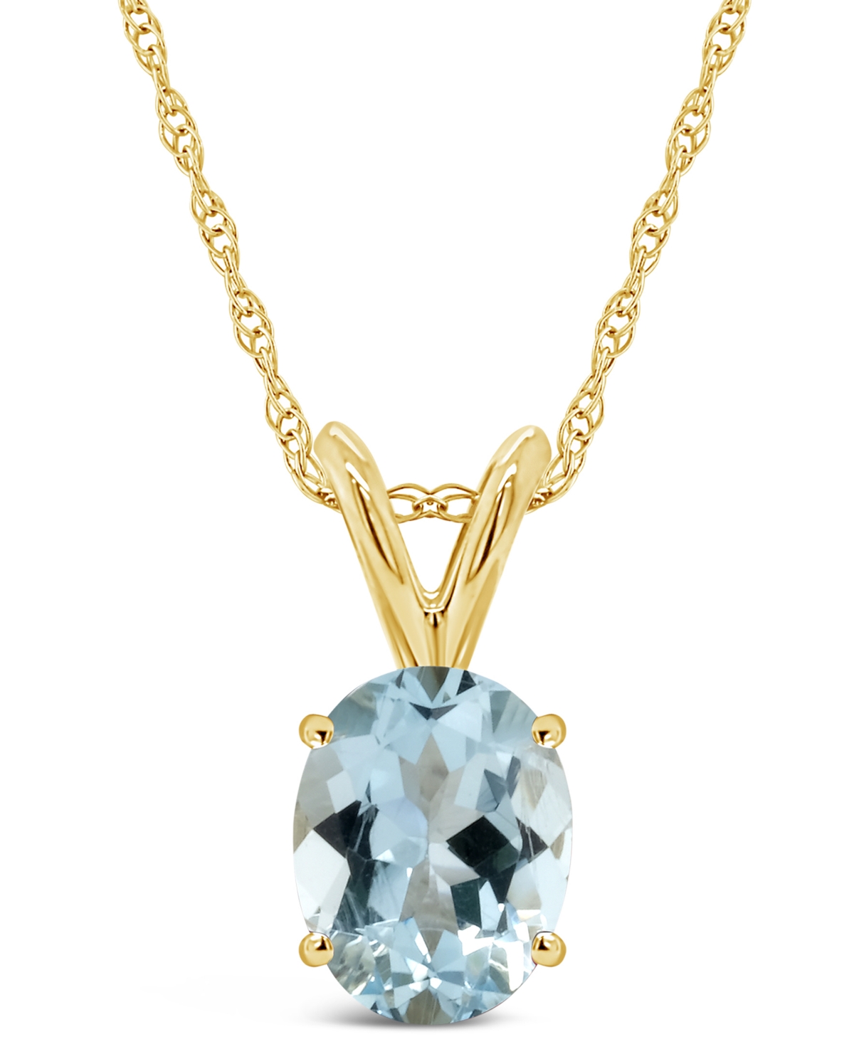 Click here for Aquamarine Pendant Necklace (1-1/7 ct.t.w) in 14K... prices