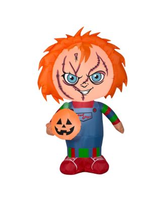 National Tree Company 42" Inflatable Halloween Chucky From Child's Play ...