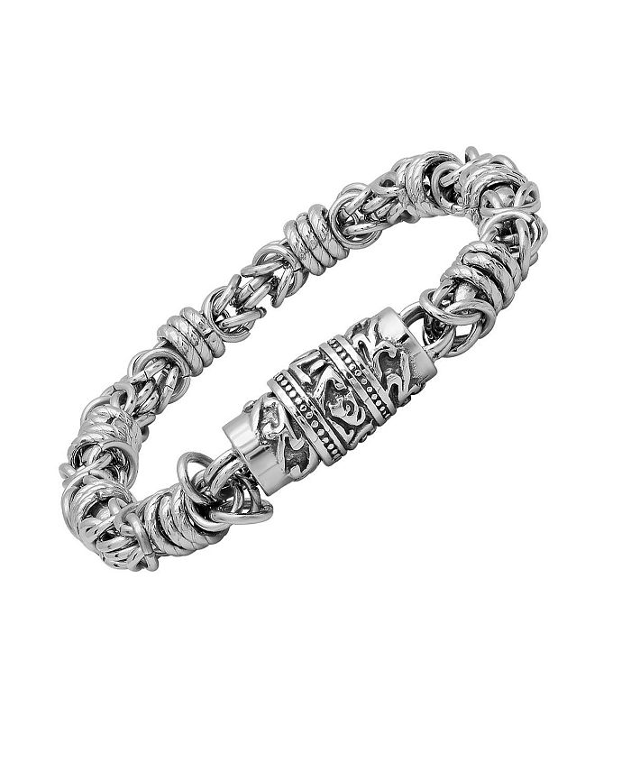 STEELTIME Cluster Chain Bracelet - Macy's