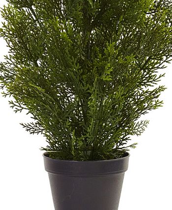 Nearly Natural 3' Mini Cedar Pine Tree - Macy's