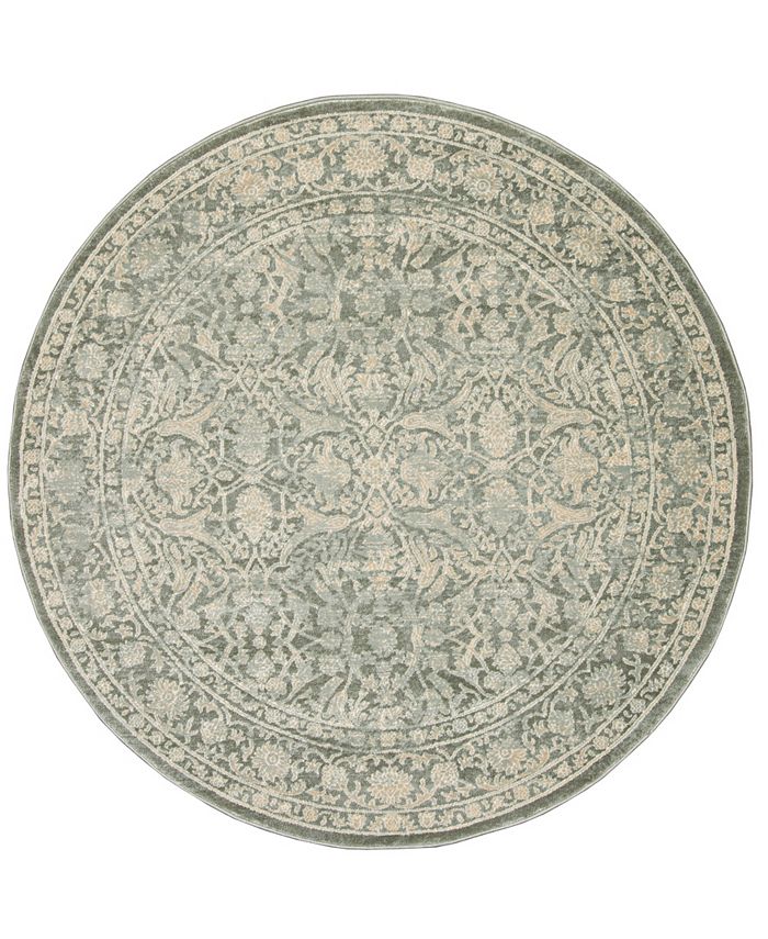 KM Home CLOSEOUT! Cantu 3564 5'3" x 5'3" Round Area Rug - Macy's