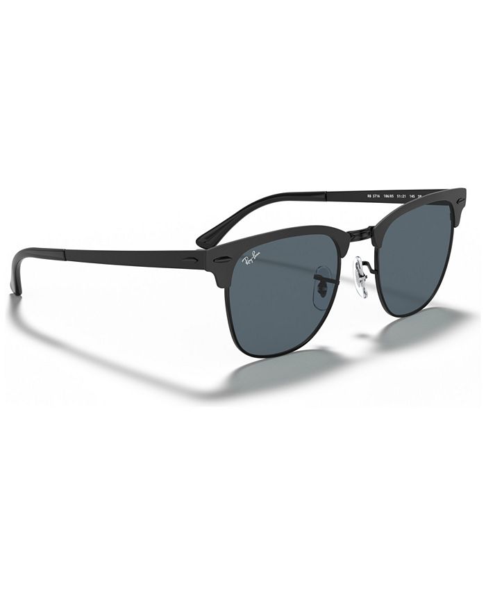 Ray-Ban Sunglasses, RB3716 CLUBMASTER METAL - Macy's